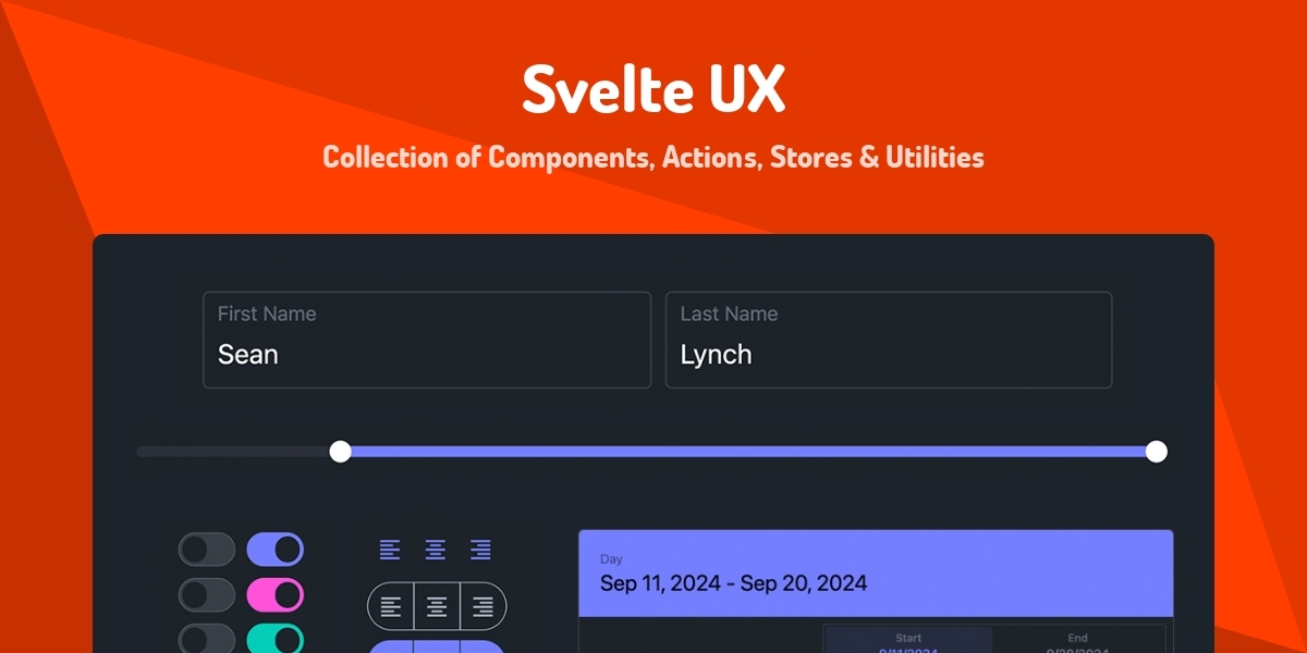 Svelte Ux Collection Of Components Actions Stores And Utilities